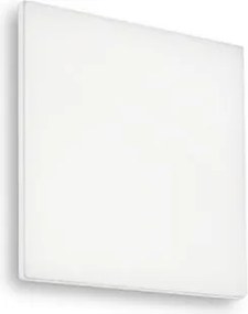 ILUX 269122 LED Venkovní stropní a nástěnné svítidlo Ideal Lux MIB PL SQUARE 3000K 269122 20W 1550lm 3000K IP65 30cm čtvercové bílé - IDEALLUX