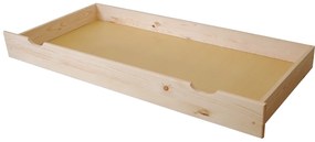 Via-nábytek Úložný šuplík pod postel z borovice S516 Rozměry cm (šířka, výška, hloubka): 180 x 17 x 72, Povrchová úprava: Borovice (lakovaná)