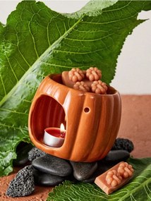 Sinsay - Aromalampa ve tvaru dýně s voskem Spiced Orange - oranžová