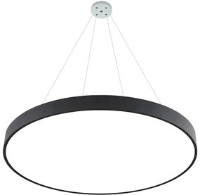 LEDsviti Závěsný Černý designový LED panel 600mm 48W denní bílá (13114)