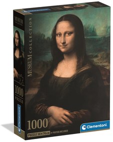 Clementoni - Puzzle 1000 Muzeum Mona Lisa