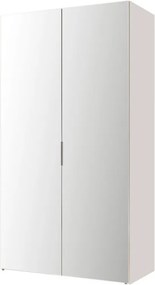 Skříň 2D 100 Zrcadlo, korpus bílý AL Módulní skříň Modus
