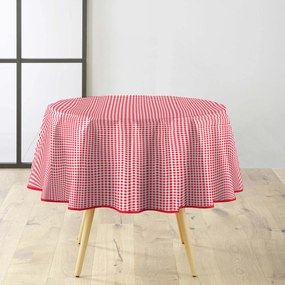 Kulatý ubrus MINI VICHY, Ø 160 cm, kostka