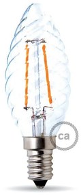 creative cables Dekorativní LED žárovka tortiglione 4W E14