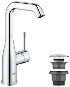 Grohe Essence New - Umyvadlová baterie s výpustí Push-Open, chrom 23799001