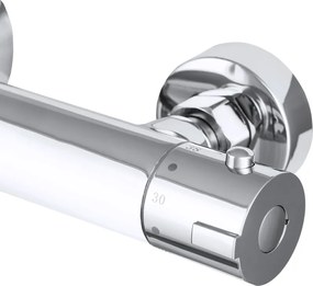Gamma Termo, termostatická sprchová baterie se spodním 1/2" připojením sprchy, chromová, GMA-BTO-CH