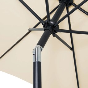 Slunečník béžový průměr 200 cm 102548