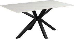 XXXLutz JÍDELNÍ STŮL, černá, bílá, 160/90/76 cm MID.YOU - Jídelní stoly - 000055013901