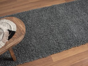 My Flair, Běhoun My Shaggy grau, 80x250, šedá, chodba / předsíň