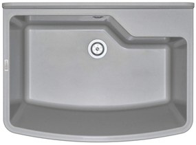 Deante Garden, výlevka z polypropylenu 610x445x302 mm B/O, 2" + sifon, 1-komorová, šedá, ZYT_310B