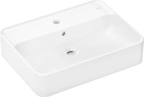 Hansgrohe Xuniva Q umyvadlo na desku 60x45 cm otvor pro baterii uprostřed 61082450