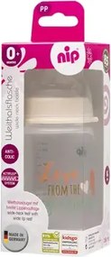 NIP Láhev kojenecká PP široká silikon-M 260ml 0m+