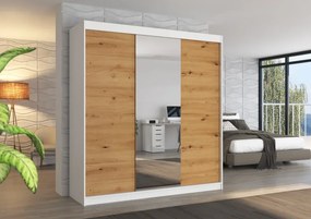 Posuvná skříň se zrcadlem SANTIAGO 200