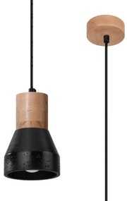Sollux Lighting Závěsné svítidlo QUBIC Černá