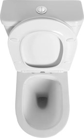 Sapho Sapho, INFINITY RIMLESS WC kombi mísa s nádržkou, spodní/zadní odpad, bílá, PC105WR