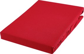 XXXLutz ELASTICKÉ PROSTĚRADLO, žerzej, červená, 180-200/200-220 cm Novel - Prostěradla - 005054003212