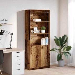 Skříň highboard Staré dřevo 70x35x180 cm kompozitní dřevo 3328478