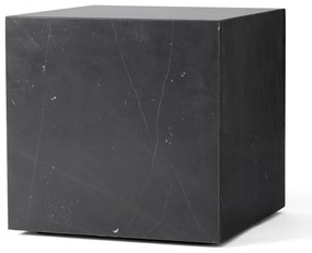 Odkládací stolek Plinth Cubic, Black Marble – AUDO COPENHAGEN