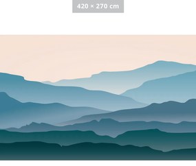 obrazová tapeta Mont Pourri Velikost: 270 × 270 cm