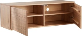 TV stolek v dekoru jasanu v přírodní barvě 120x38x40 cm Sandviken – Jotex
