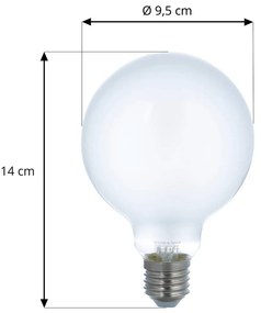 LUUMR Smart LED žárovka sada 2 žárovek E27 G95 7W matná Tuya