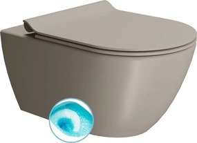 GSI, PURA závěsná WC mísa, Swirlflush, 55x36 cm, tortor dual-mat, 881505