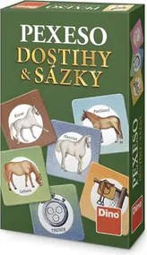 DINO Pexeso Dostihy a sázky / 48 kartiček