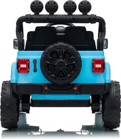 LEAN CARS Akumulátorové autíčko Jeep Rubicon DK-JWR558 24 V, světle modré