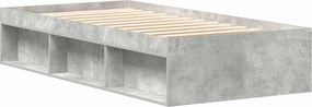 Rám postele betonově šedý 90 x 200 cm 3203827