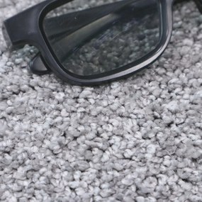 Condor Carpets, Metrážový koberec Bali 073, na míru, šíře 4m, šedá, filc, dětský pokoj