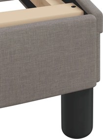 Postel s matrací Hvar taupe 180 x 200 cm textil 3208552