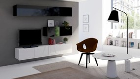 Gibmeble obývací stěna Calabrini 8 barevné provedení černobílá