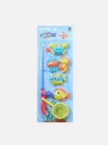 Sinsay - Sada na chytání rybiček s magnetickým prutem 7 pack - modrá