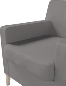 Potah na křeslo IKEA Karlstad barva béžová látka pletený vzor