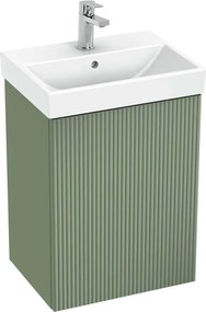 Jika Cubito Style - Umyvadlová skříňka, 43x57x33 cm, 1 dvířka, zelená mint H40J4451023541