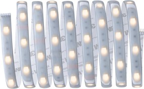 Paulmann MaxLED 250 pásek RGBW 3000K, IP44, 17W 24V, stříbrný plast, 2,5 m