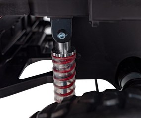 Ramiz Terénní auto OFF-ROAD 3.0 pro děti černé + dálkové ovládání + pomalý start + pásy + LED a zvuky