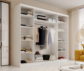 ADRK Furniture Posuvná skříň Andy 250 ADRK-SW-AND-W-250