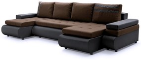 Casarredo - Komfort nábytek Rozkládací sedací souprava do U MELCHOR s úložným prostorem, Sioux 1114/Trinity 8 | Vyberte si sedačku:: levá