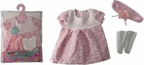 PLEJO Oblečení pro panenku růžová 40 - 43 cm / od 3 let