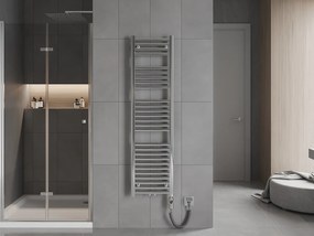 Mexen Hades, elektrické topné těleso 1500 x 400 mm, 600 W, chromová, W104-1500-400-2600-01