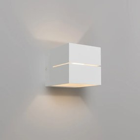 Moderní nástěnné svítidlo bílé 9,7 cm - Transfer Groove
