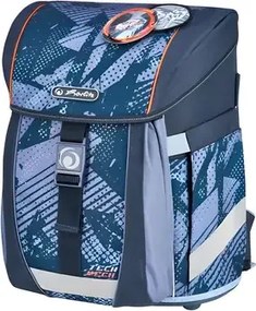 Herlitz FiloActive XL Plus TechMech modro-oranžový / Školní batoh / 21