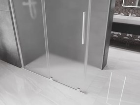 Mexen Velar, sprchový kout s posuvnými dveřmi 160 x 90 cm, 8mm sklo námraza, chromová, 871-160-090-31-01