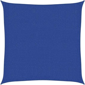 Plachta proti slunci 160 g/m² čtverec modrá 3 x 3 m HDPE 311494