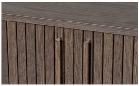 Designová komoda Palomino 140 cm tmavě hnědý dub