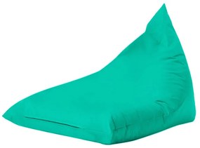 Atelier del Sofa Zahradní sedací vak Pyramid Big Bed Pouf - Turquoise, Tyrkysová