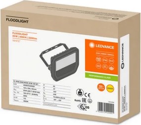 LED reflektor LEDVANCE FLOODLIGHT bílý 20W 2200lm 3000K teplá bílá IP65