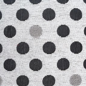SCANquilt povlak SOFA puntíky bíločerná 30 x 50 cm