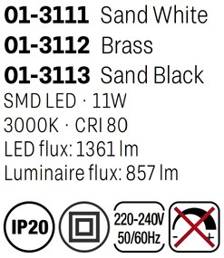 Nástěnné LED světlo pro nepřímé osvětlení WAVE 01-3112 / 100 cm